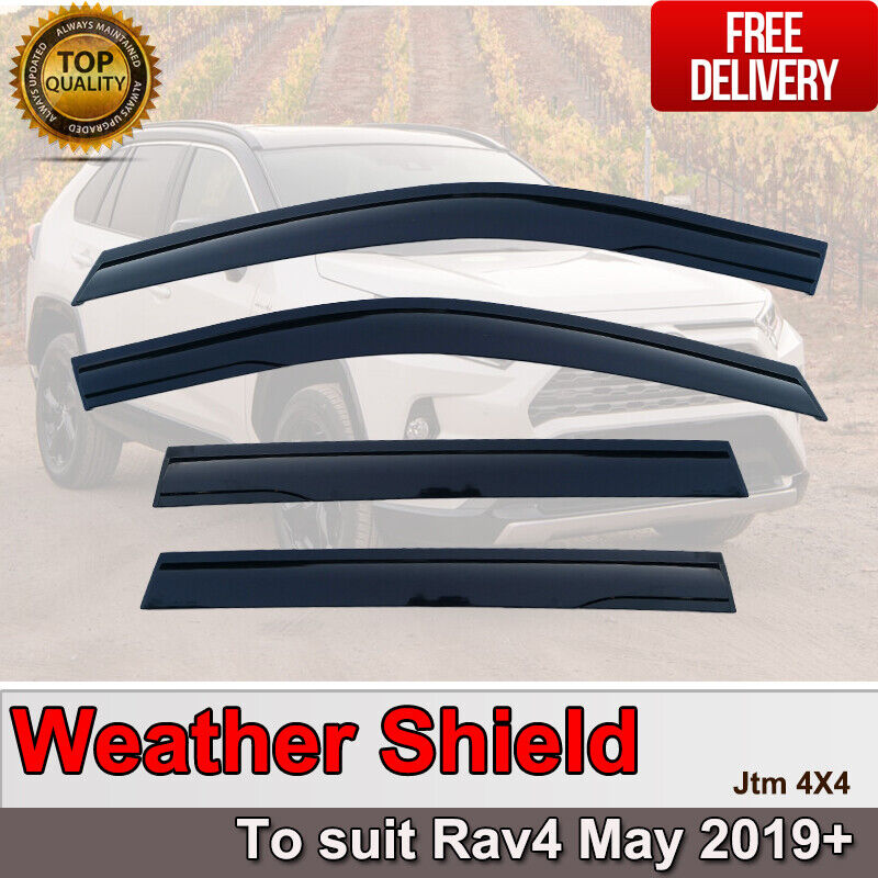 Weather Shield Window Visors weathershield to Suit Toyota Rav4 May 2019 ...