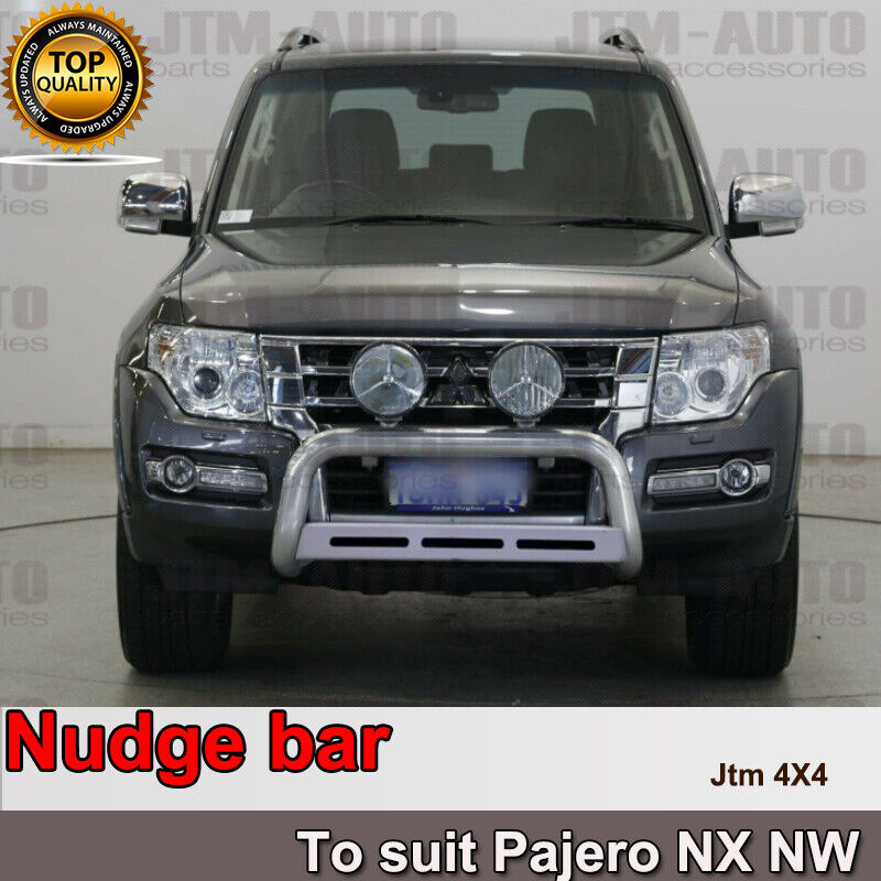 Nudge Bar 3" Stainless Steel to suit Mitsubishi Pajero NX NW 2012-2021 ...