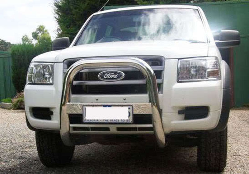 Nudge Bar 3" Stainless Steel To suit Ford Ranger PJ 2006-2009 PK 2009 ...
