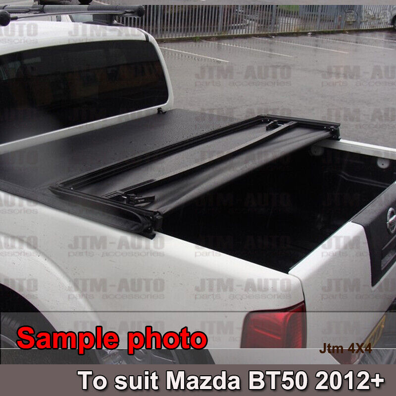 Tri-Fold Folding Tonneau Cover to suit Ford Ranger PX PX2 Dual Cab 2012 ...
