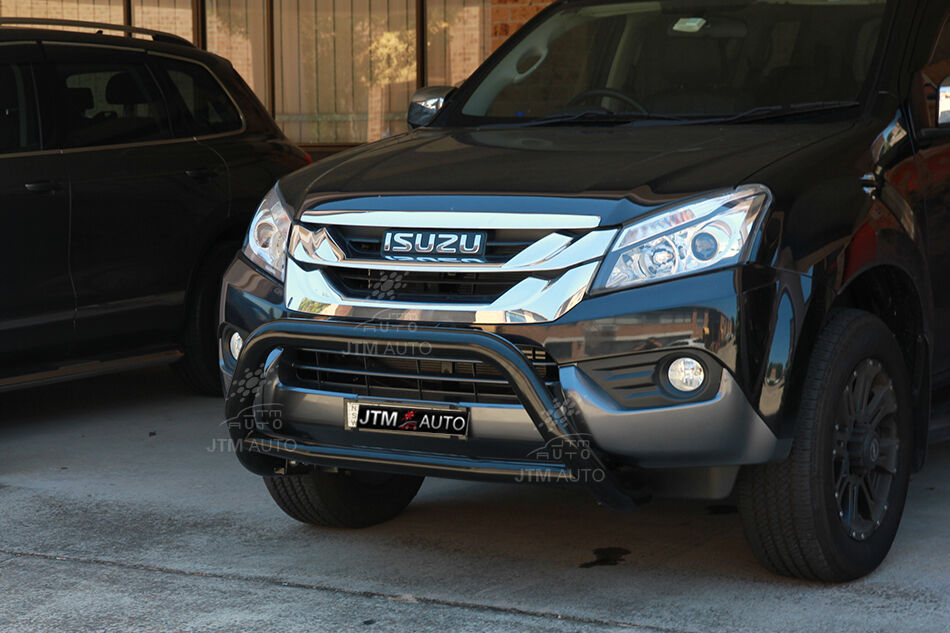 To suit Isuzu MUX MU-X Nudge Bar Black Grille Guard 2013-2020 | JTM-AUTO