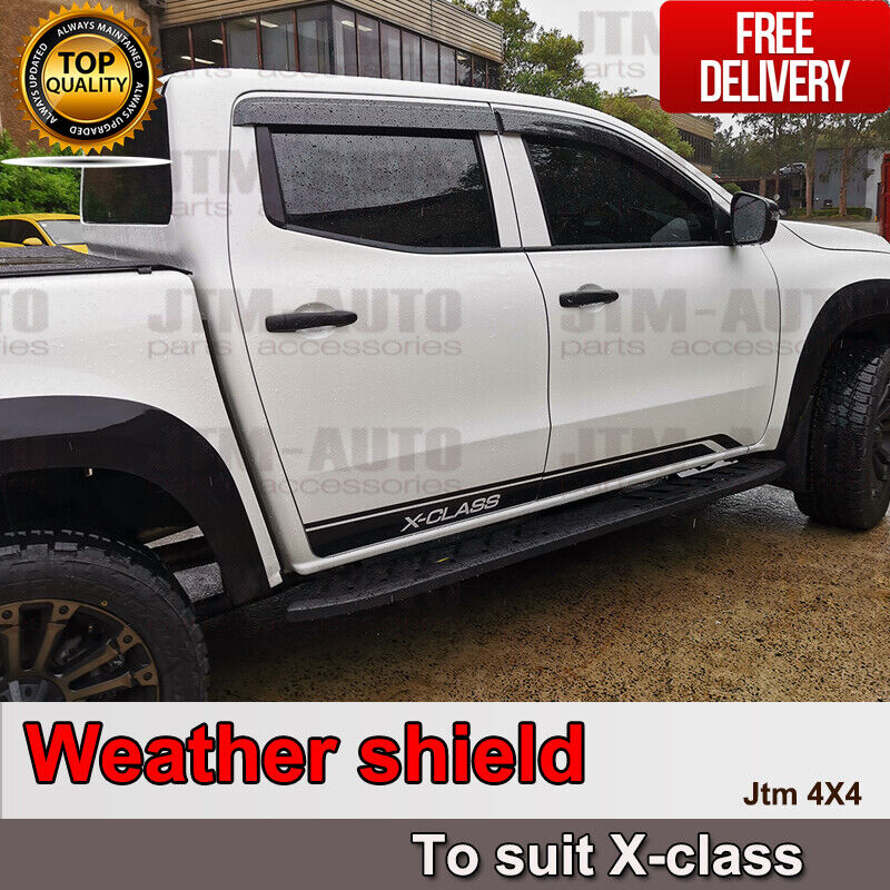 Weather Shield Window Visors weathershield for Mercedes-Benz X-class ...