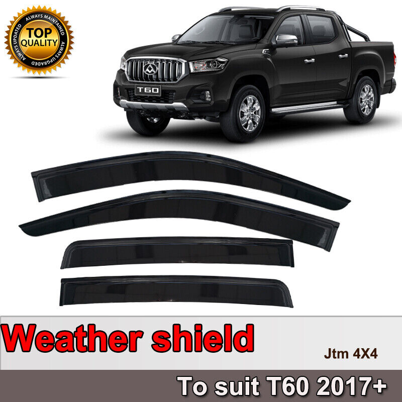 Quality Weather Shields Weathershields Window Visors for LDV T60 2017 ...