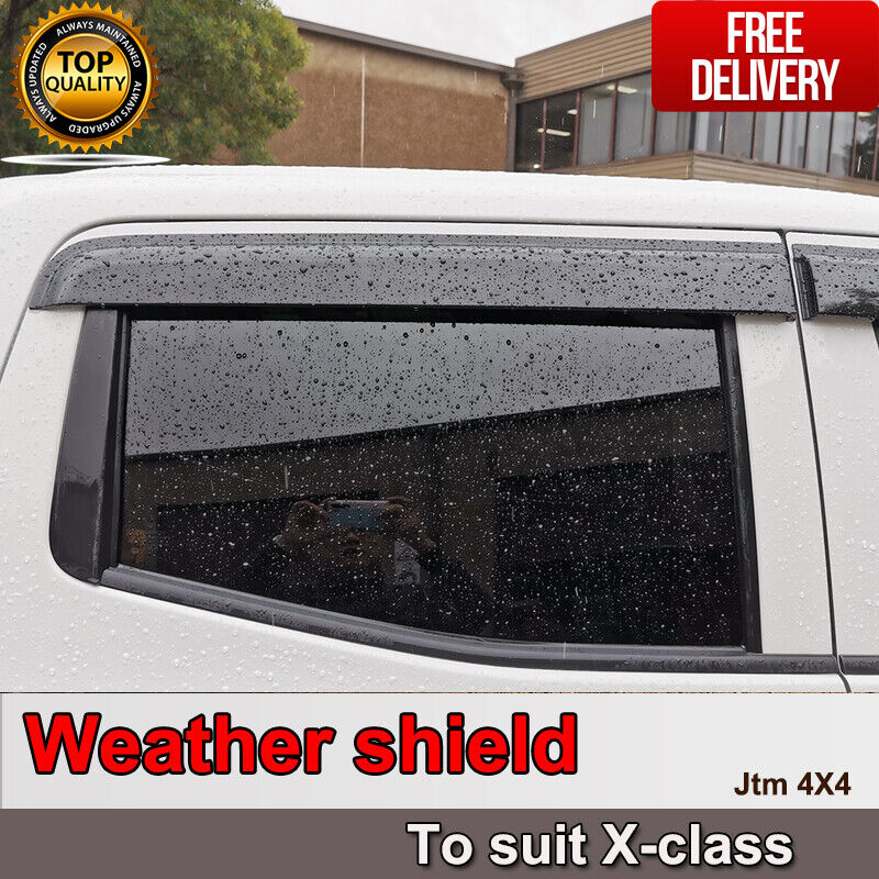 Weather Shield Window Visors weathershield for Mercedes-Benz X-class ...