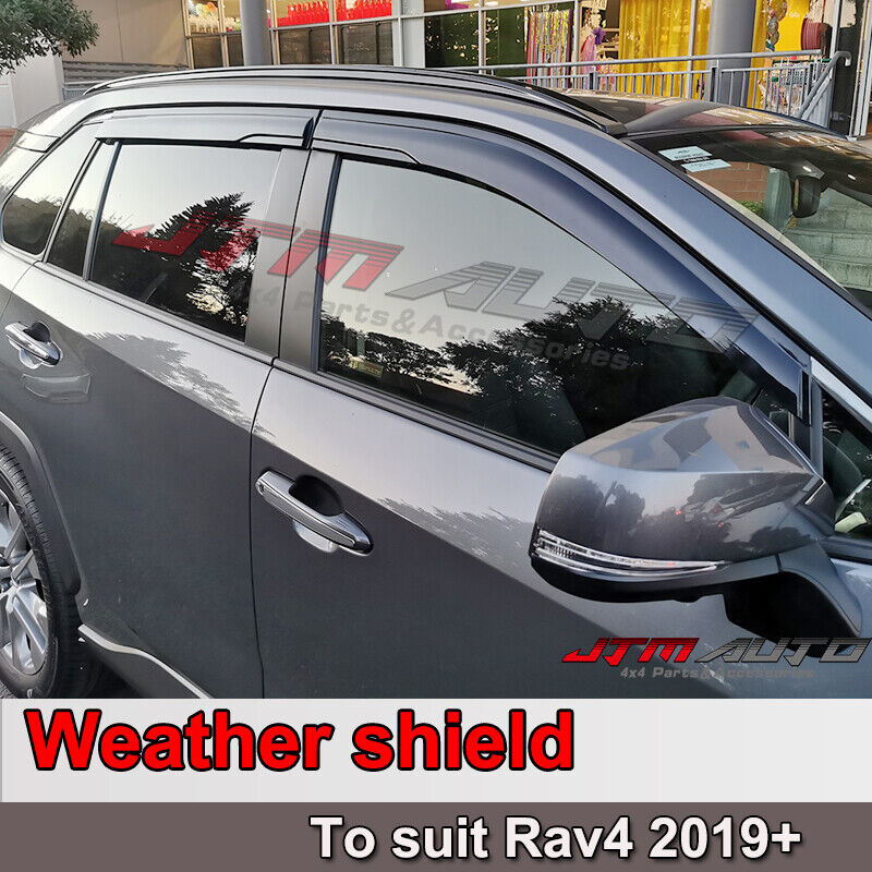 Premium Weathershield Weather Shield WINDOW VISOR to suit Toyota Rav4 ...