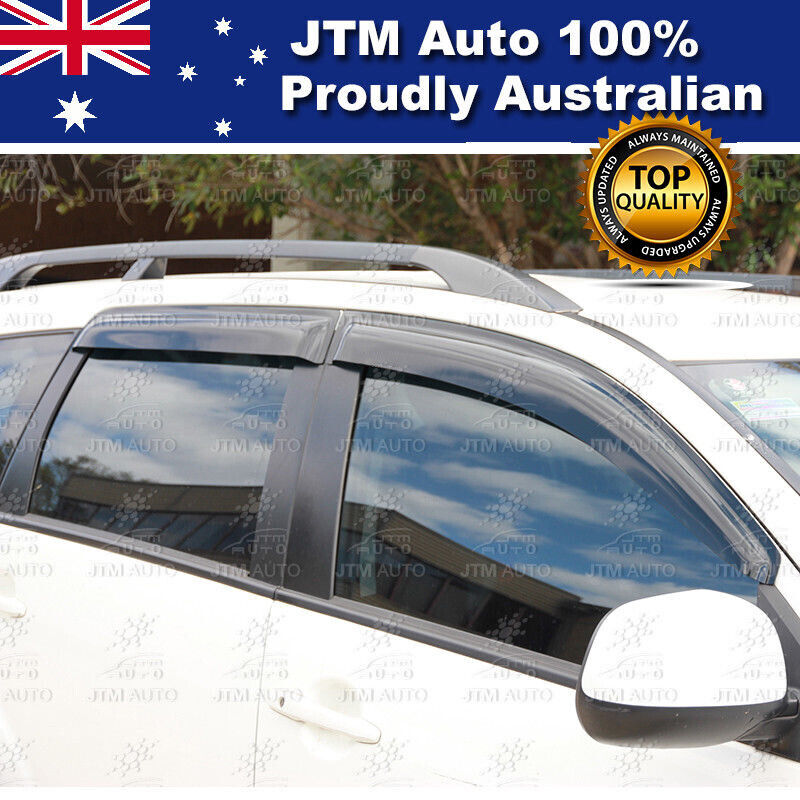Premium Weathershields Shield Window Visors Suits Mitsubishi Outlander ...