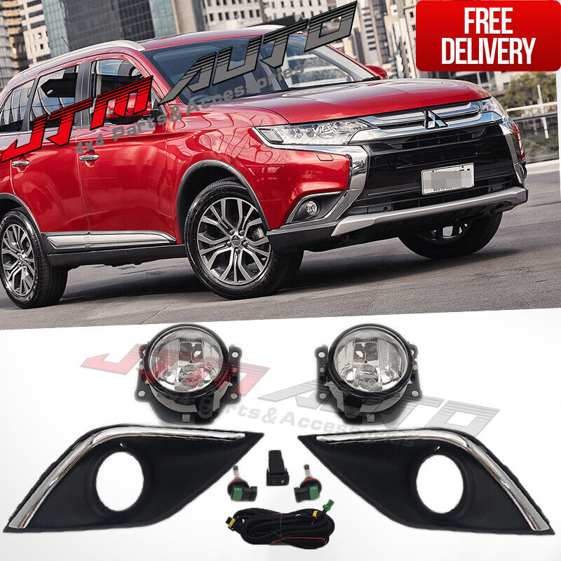 Driving/Fog Lights Lamps Complete Kit to suit Mitsubishi Outlander 2015 ...
