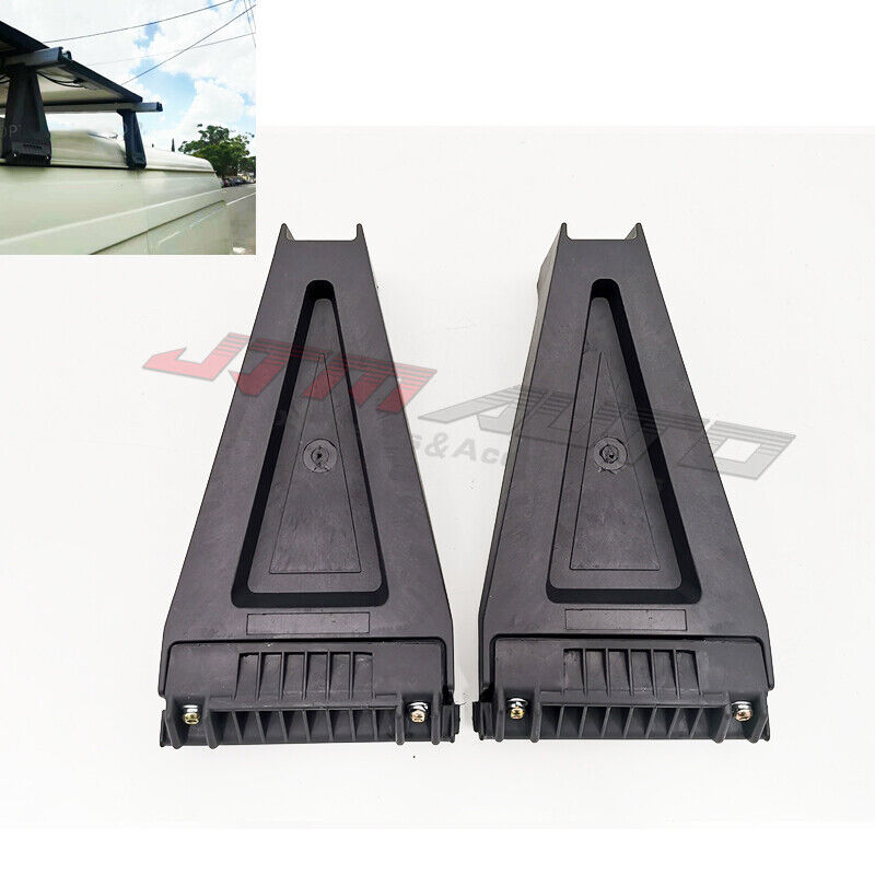 2 x 11 Inch 28CM Roof Rack Rail Bracket for Rain Gutter Mount Vehicles ...