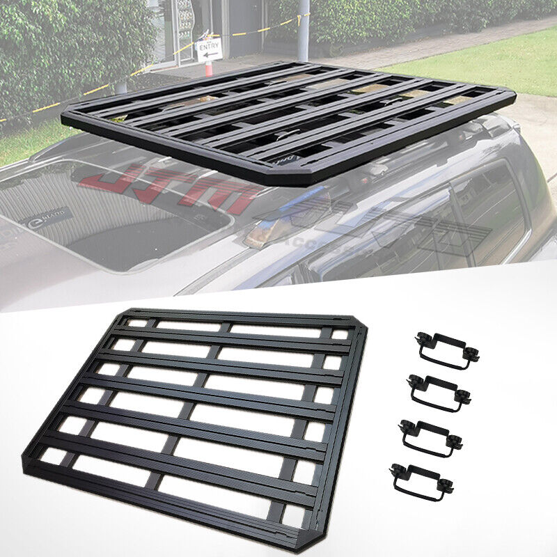 Aluminium Alloy Heavy Duty Roof Rack Flat Platform Carrier Basket with ...