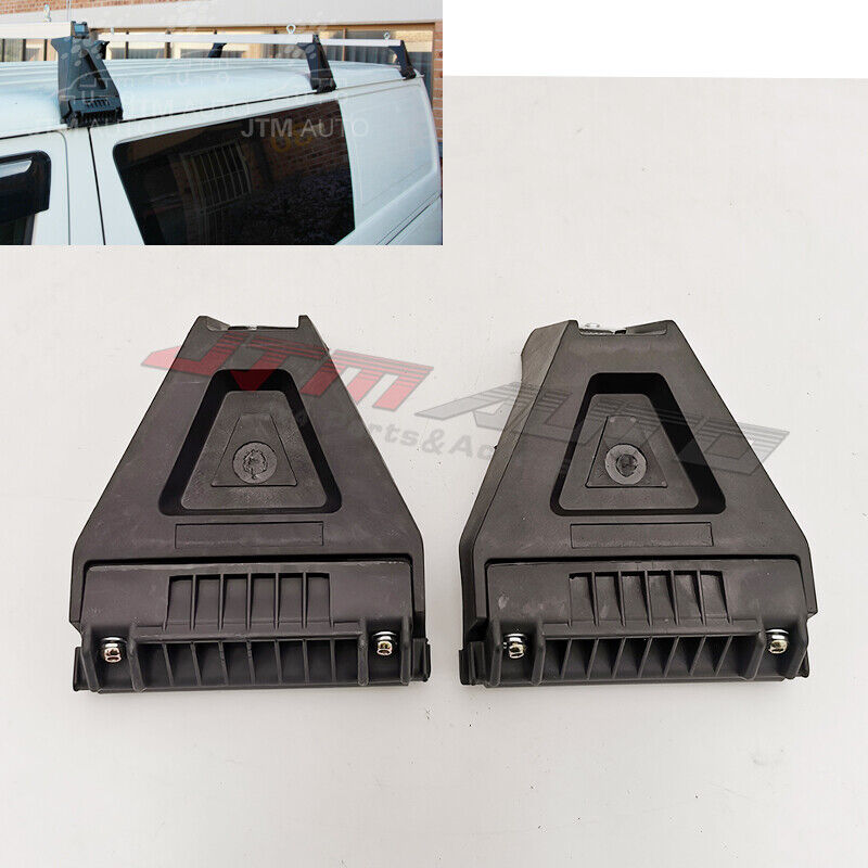 2 x 6 Inch 15CM Roof Rack Rail Bracket for Rain Gutter Mount Vehicles ...
