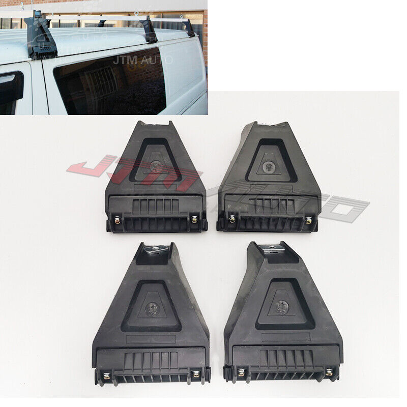 4 x 6 Inch 15CM Roof Rack Rail Bracket for Rain Gutter Mount Vehicles ...