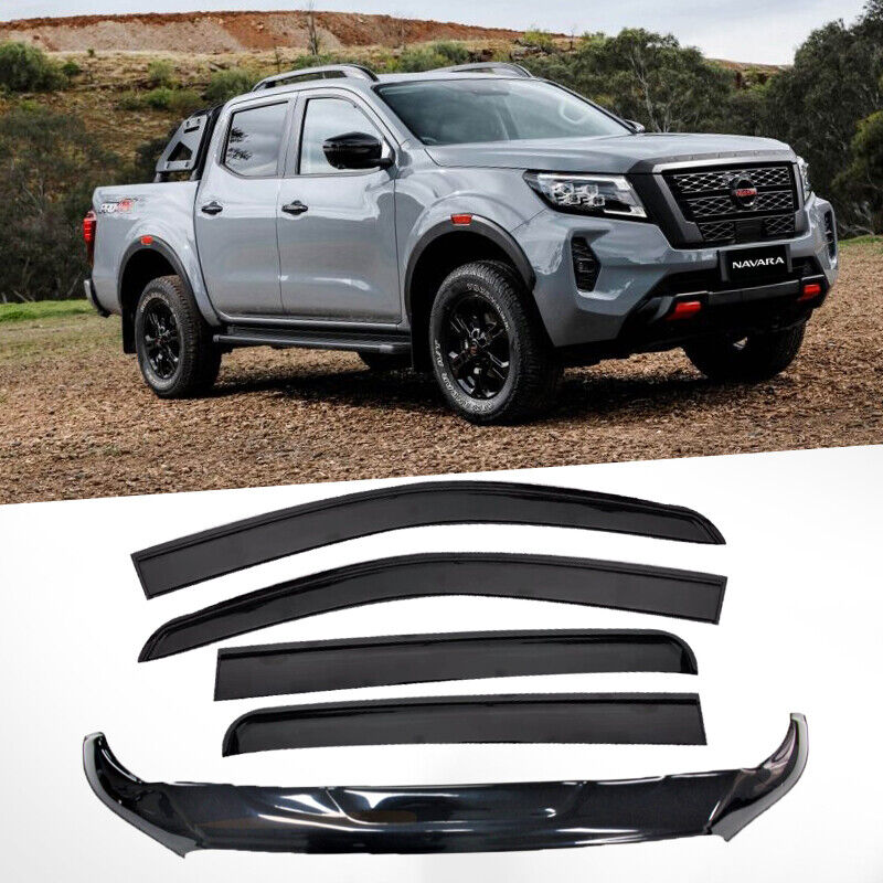Bonnet Protector Guard and Weather Shields Visors to suit Navara NP300 ...