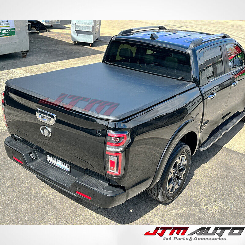 Tri-Fold Folding Soft Tonneau Cover to suit GWM Cannon Dual Cab 2020 ...