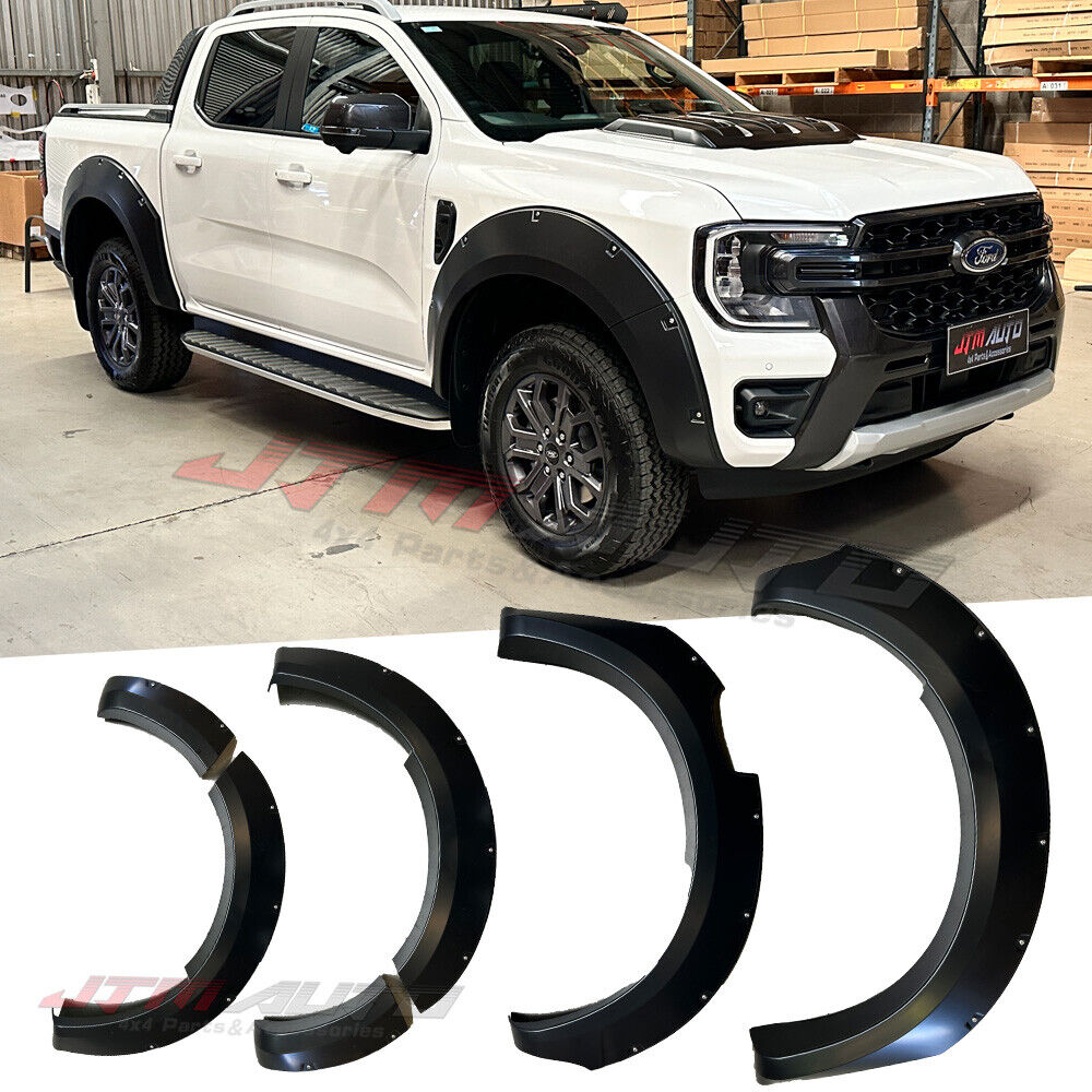 To suit NEW GEN Ford Ranger 2022 2023+ Wildtrak 9 inch Black Fender ...