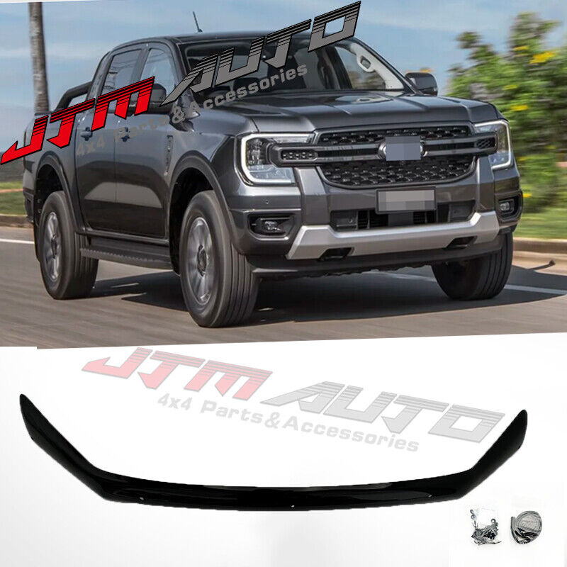 Bonnet Protector Black Guard to suit Ford Ranger Next-Gen 2022-2024 ...