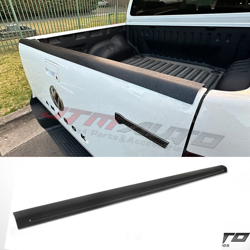 Tailgate Cap Protection Cover Trim Black to suit VW Volkswagen Amarok ...