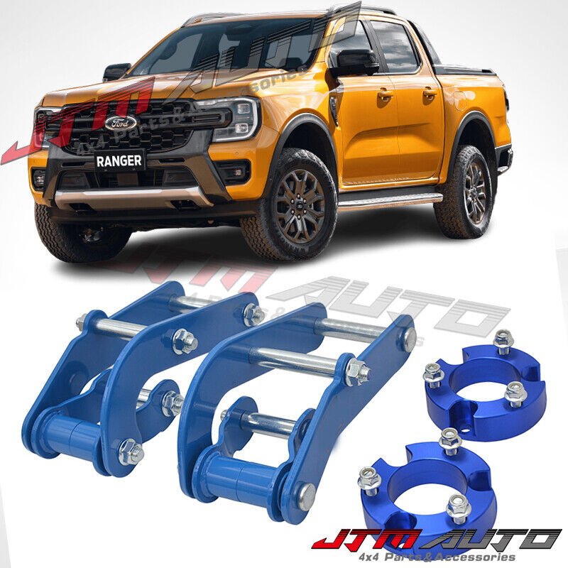 32MM Front Coil Shock Strut Spacer Lift Kit + Rear G-Shackle Ford ...