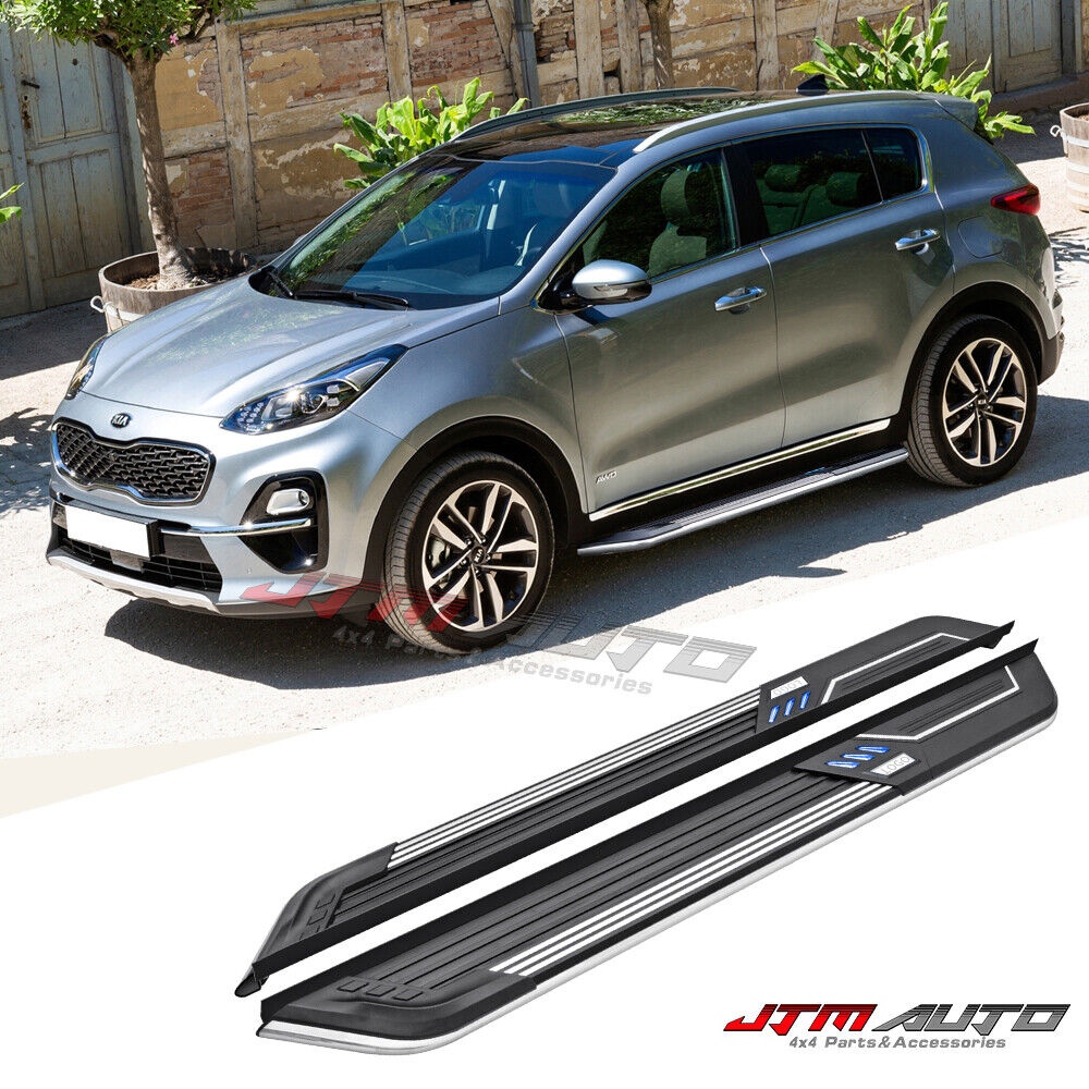 Edge Aluminium Alloy Running Board Side Step to suit KIA Sportage QL ...