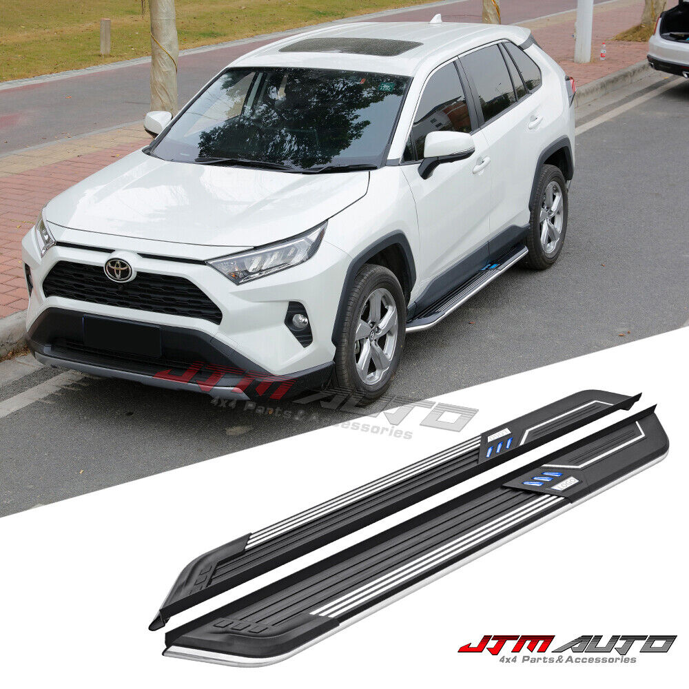 Edge Aluminium Alloy Running Board Side Steps to suit Toyota Rav4 XA50 ...
