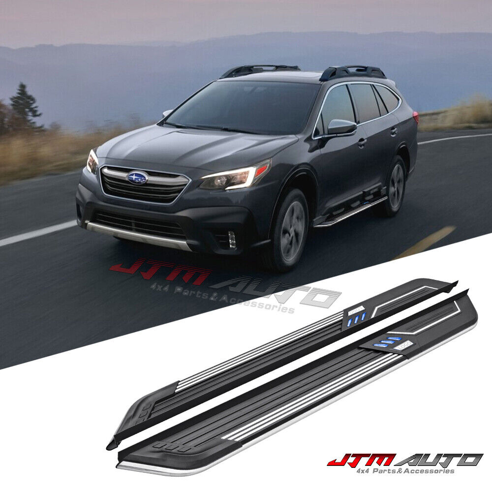 Edge Aluminium Alloy Running Board Side Steps to suit Subaru Outback ...