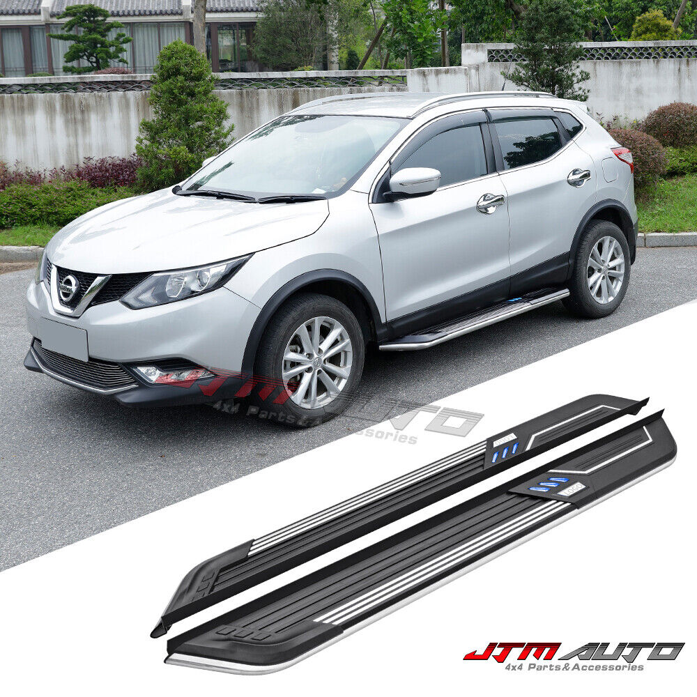 Edge Aluminium Alloy Running Board Side Steps for Nissan Qashqai J11 2014 2022 JTM AUTO