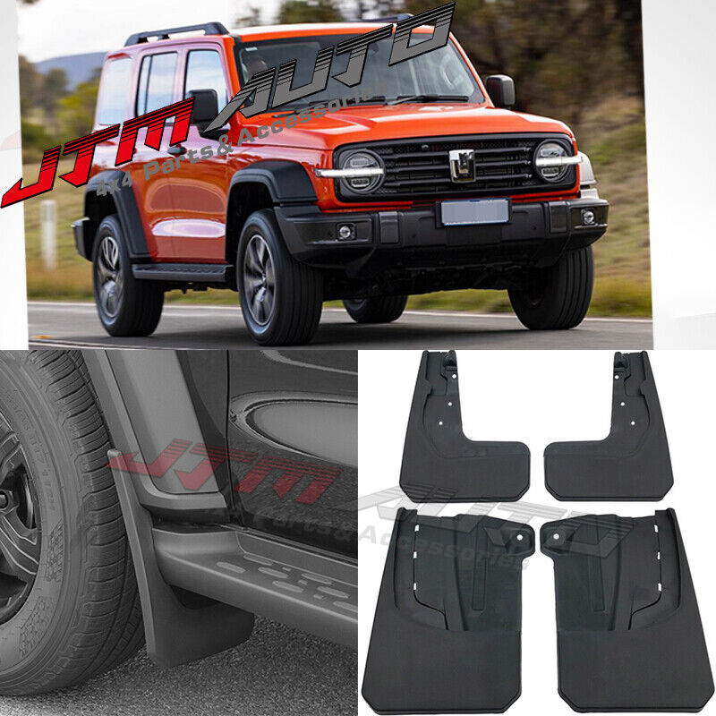 Brand New 4PCS Mud Flaps Splash Guard Mudguard Fenders for GWM Tank 300 ...