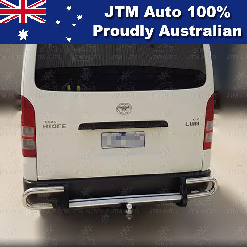 Rear Step Bumper TOWBAR Tow Bar OEM Suitable For Toyota Hiace LWB 2005 ...