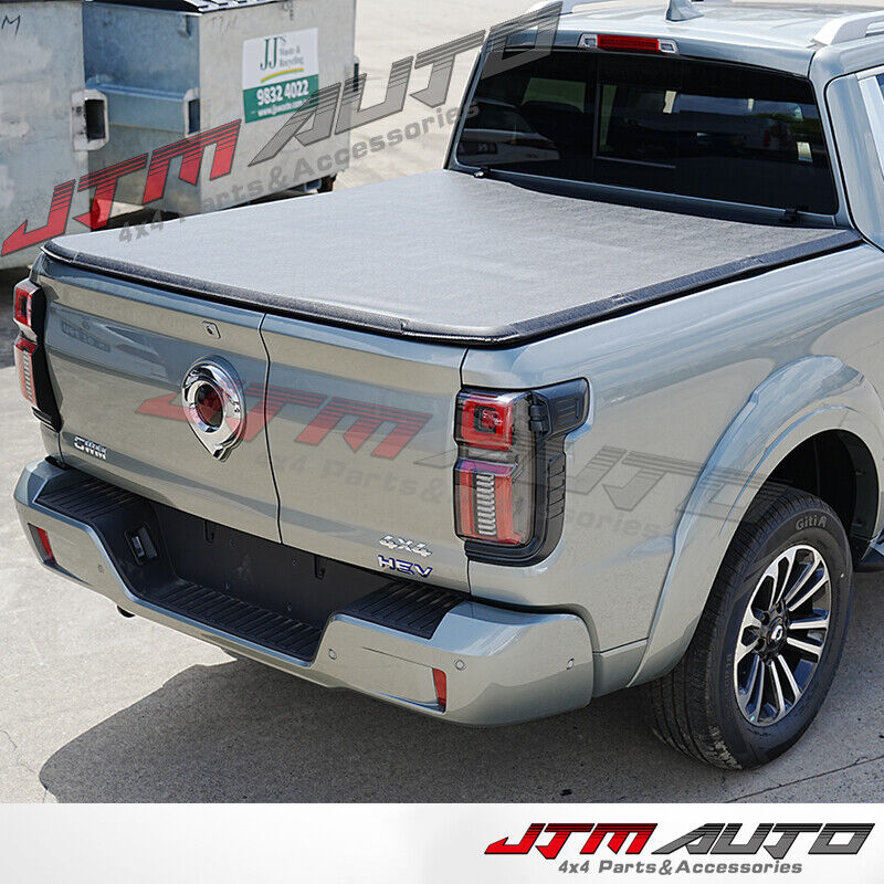 Tri-Fold Folding Soft Tonneau Cover to suit GWM Cannon alpha Dual Cab ...